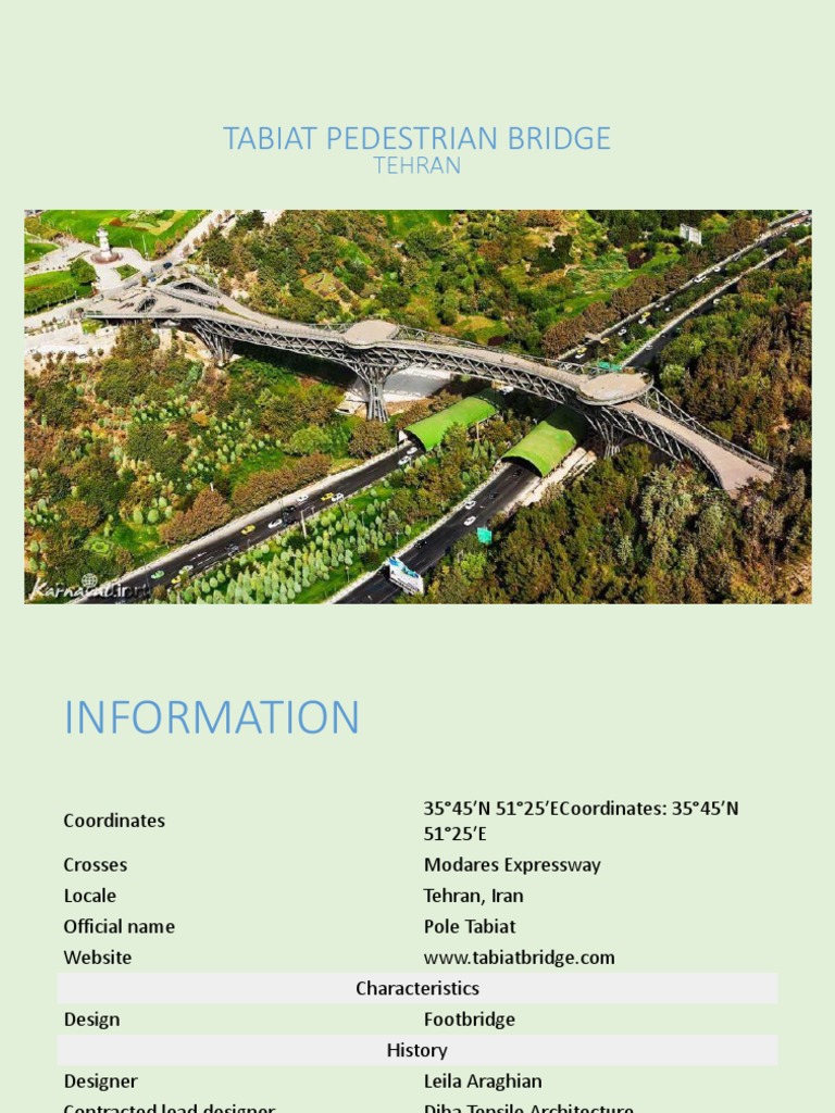Tabiat Bridge | PDF | Structural Engineering | Civil Engineering