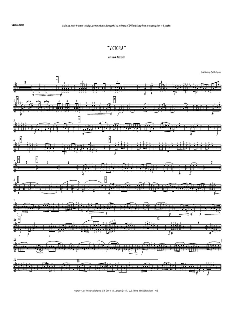 Victoria : Saxofón Tenor | Download Free PDF | Business