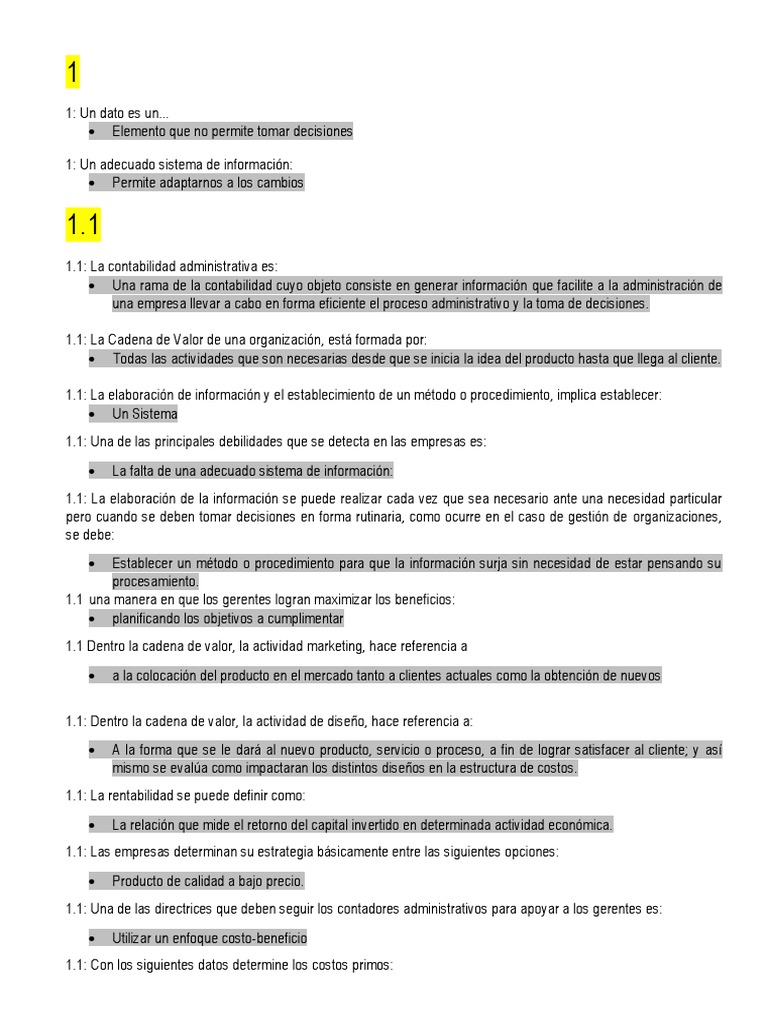 Parcial Contabilidad de Costos | PDF | Costo | Contabilidad