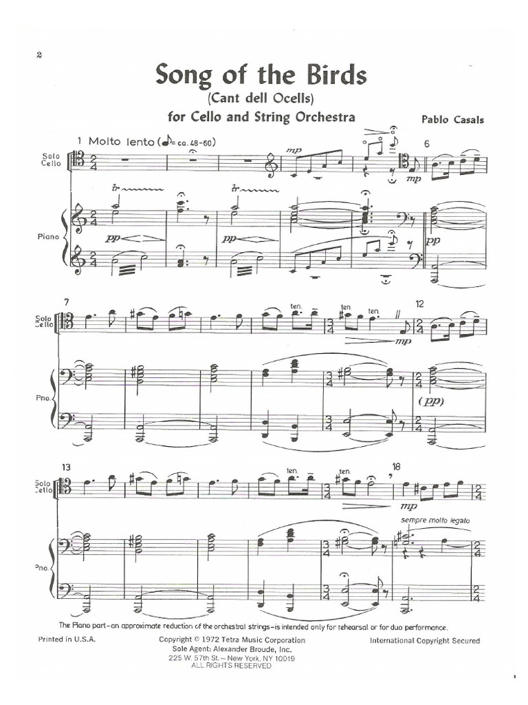 El Canto de Los Pájaros PDF | PDF