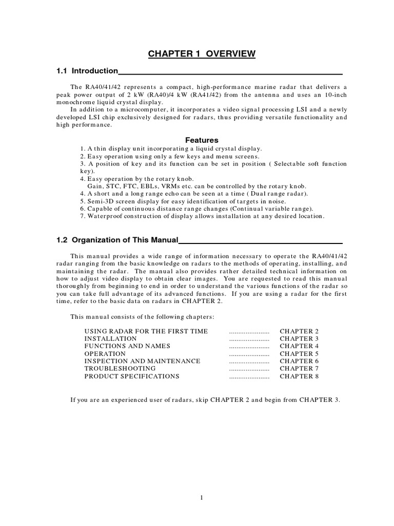 2 Chap1 OverView | Download Free PDF | Radar | Wireless