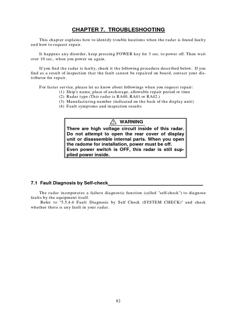 Chapter 7. Troubleshooting | PDF | Troubleshooting | Medical Diagnosis