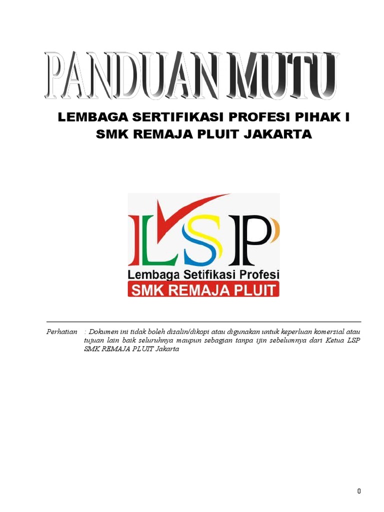 Panduan Mutu | PDF