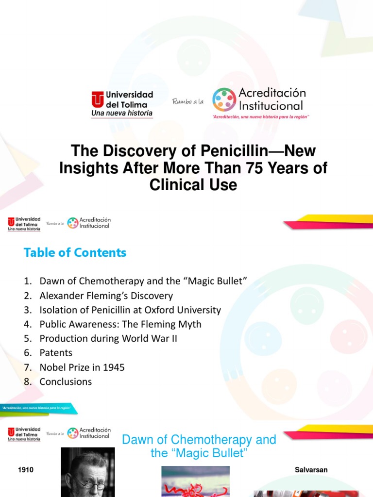 The Discovery of Penicillin - New Insights After More Than 75 Years of ...