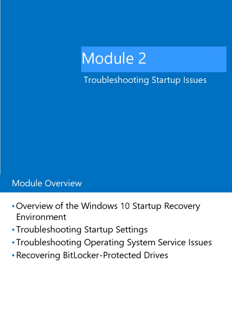 Troubleshooting Startup Issues | PDF | Booting | Windows Registry
