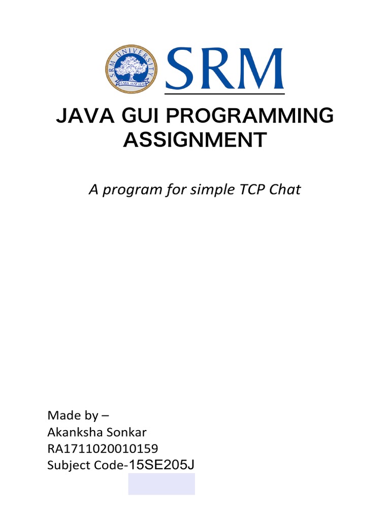 Java Gui Programming Assignment | PDF | Computer Programming | Computing