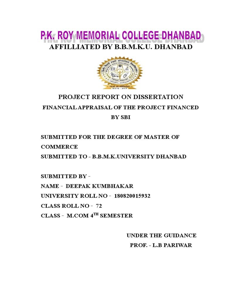 Deepak's Project | PDF | Project Finance | Partnership