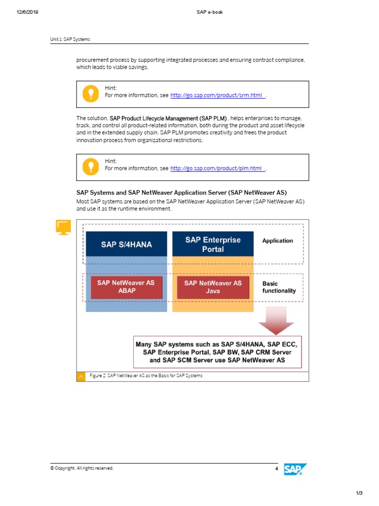 Sap Systems And Sap Netweaver Application Server Sap Netweaver As 0376