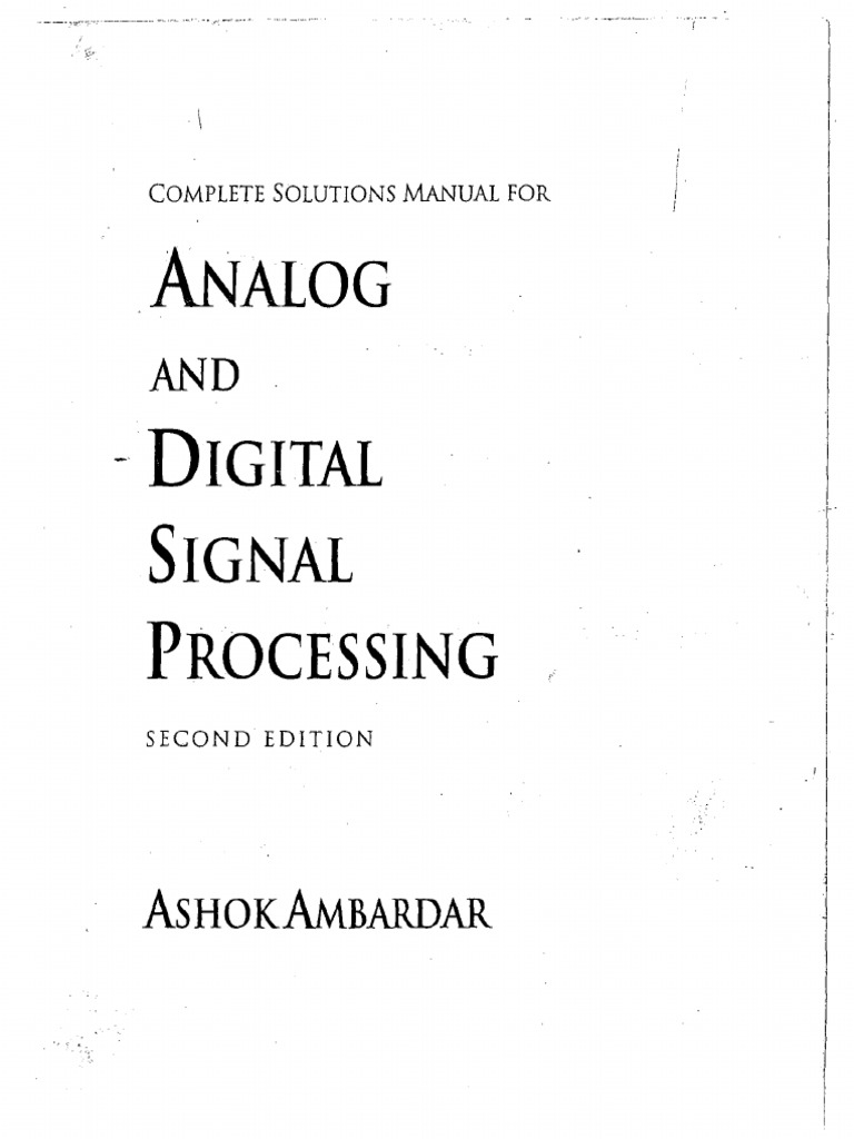 Solucionario Ambardar | PDF