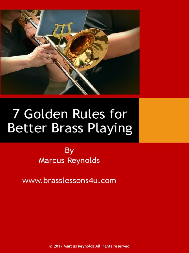 7 Golden Rules For Better Brass Playing | PDF | Entertainment (General ...