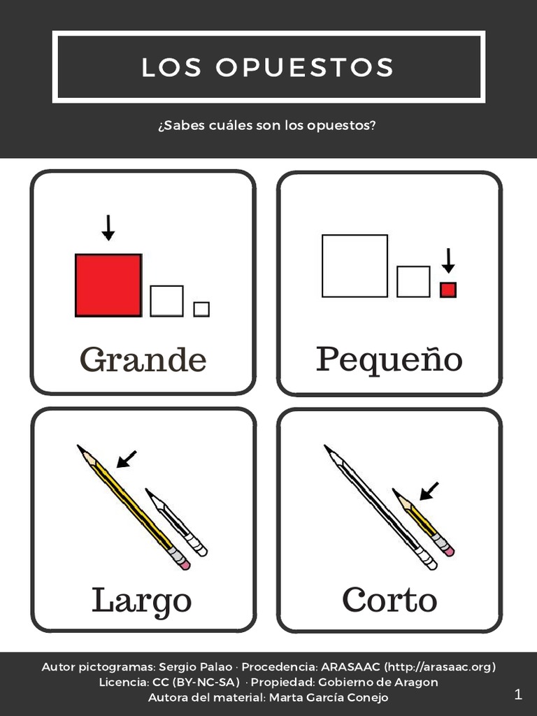 Aprendemos Los Opuestos | PDF | Naturaleza