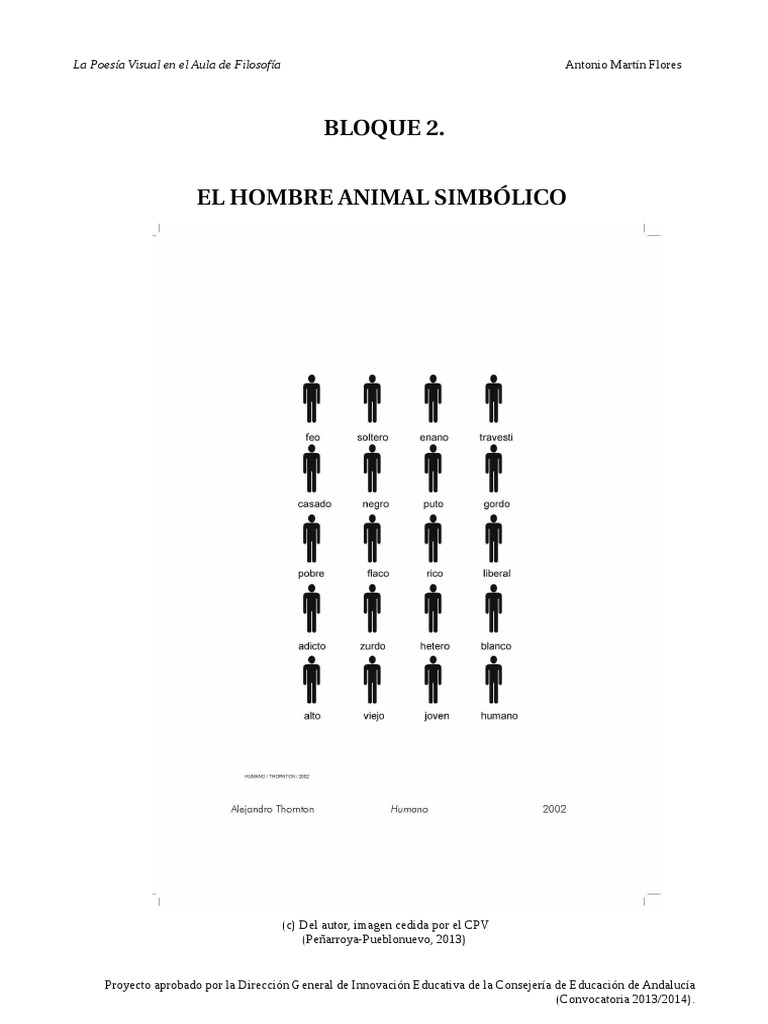 El Hombre como Animal Simbólico | PDF | Los símbolos | Homo Sapiens