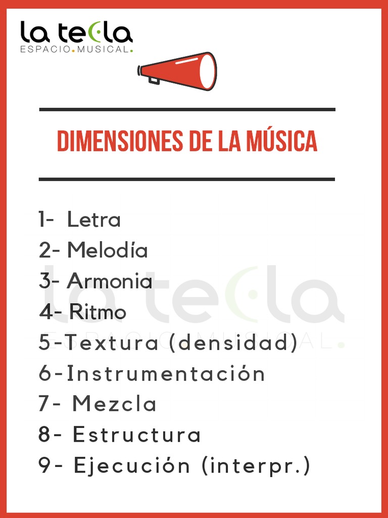 Dimensiones de La Música | PDF | Las artes escénicas | Sonido