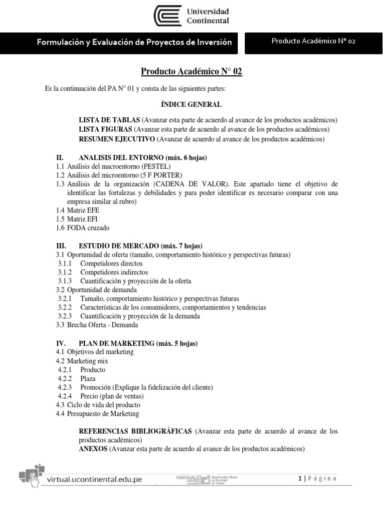 Producto Académico #02 (Entregable) - VRVBC | PDF | Producto (Negocio) | Marketing