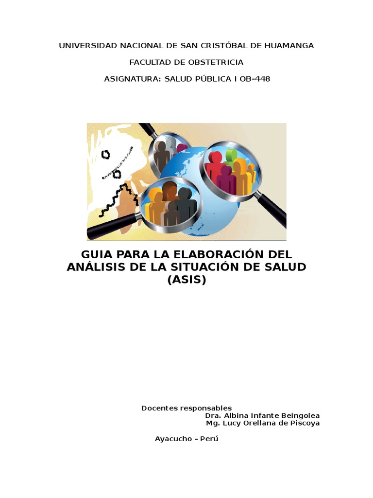 Guía ASIS: Análisis de Salud Comunitaria | PDF | Planificación | Ciencias de la Salud