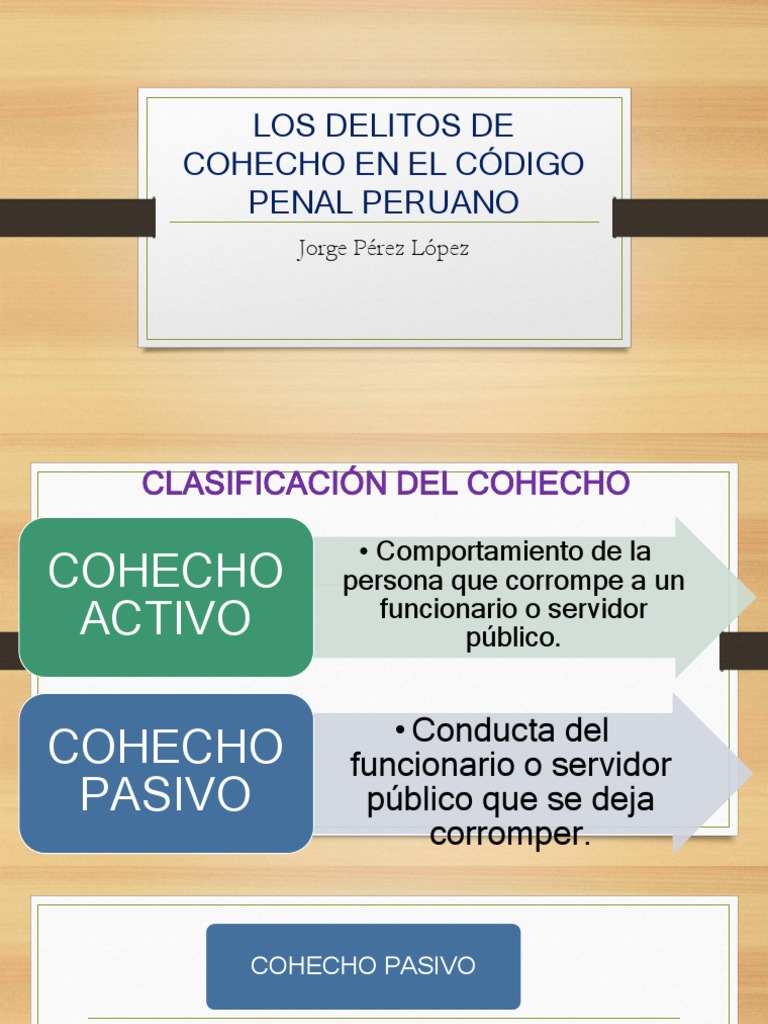 COHECHO | PDF | Soborno | Violación