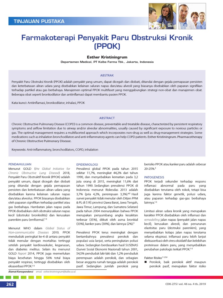 Farmakoterapi Penyakit Paru Obstruksi Kronik (PPOK) PDF | PDF ...