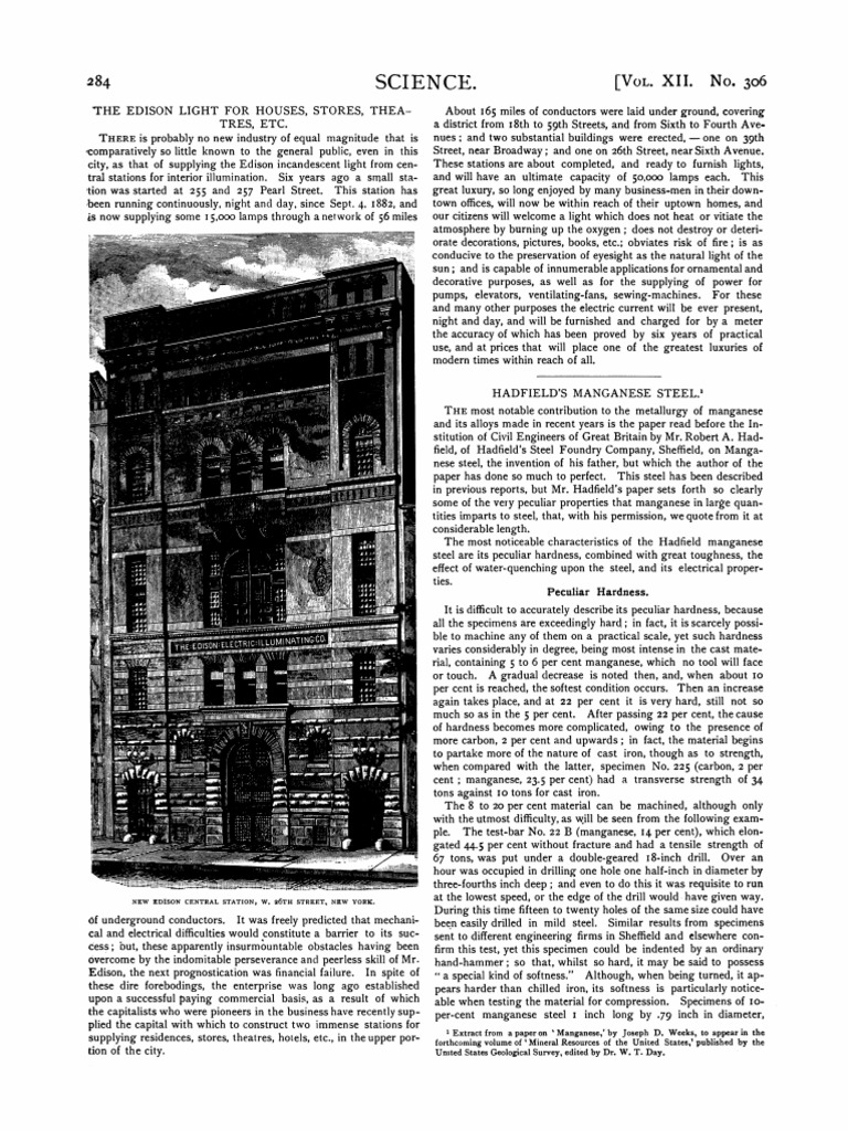 Hadfields Manganese Steel | PDF | Steel | Iron