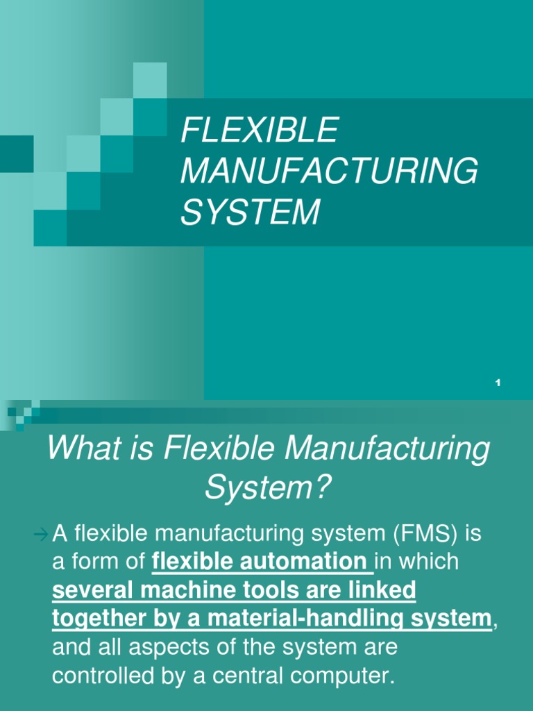 14 - 15. Modul 11 Flexible Manufacturing System | PDF | Numerical ...