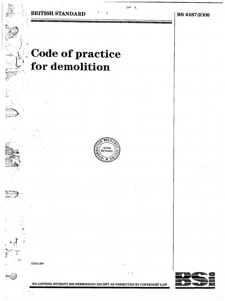 BS 6187 | PDF