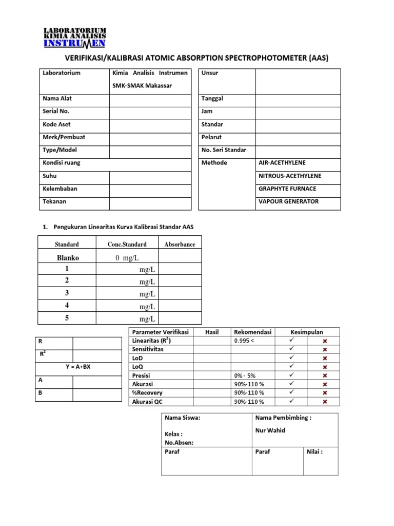 Cara Menghitung Validasi Dan Verifikasi Metode | PDF