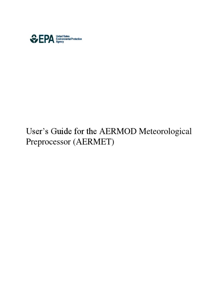 Aermet Userguide | PDF | National Weather Service | Filename