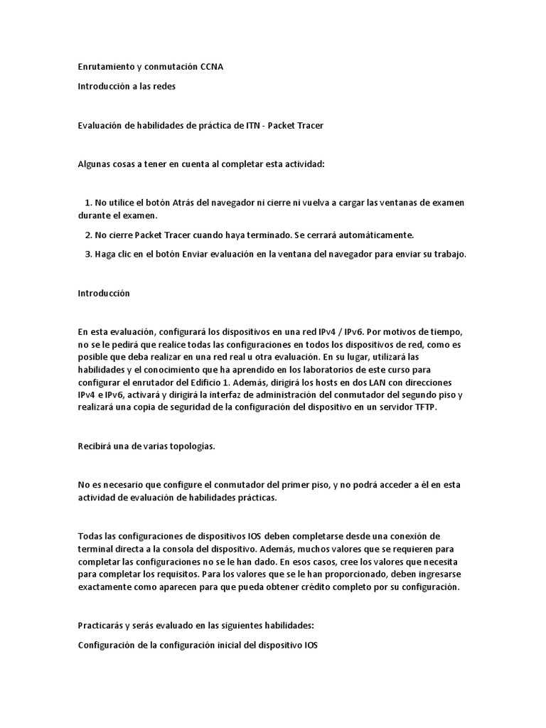 Enrutamiento y Conmutación CCNA | PDF | Enrutador (Computación) | Yo Pv6