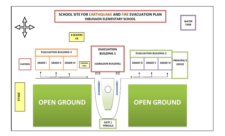 Open Ground Open Ground: School Site For AND Evacuation Plan | PDF ...