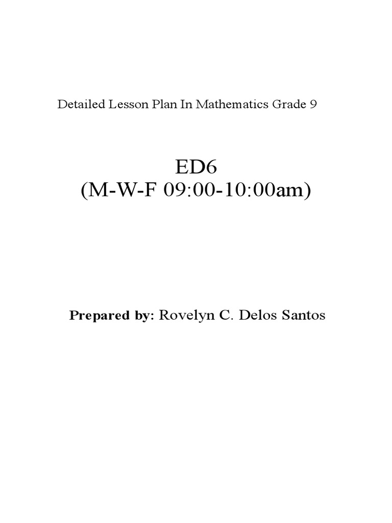 Grade 10 Workbook | Download Free PDF | Lesson Plan | Teaching Mathematics