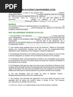Contract With Bond Template | PDF | Employment | Board Of Directors