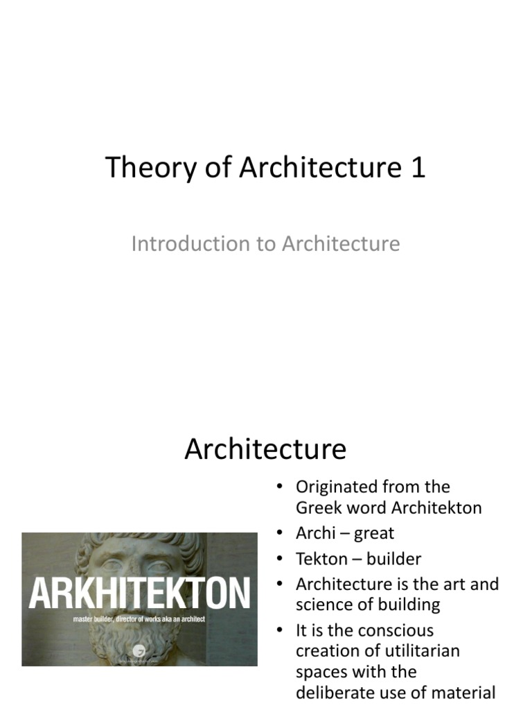 Introduction To Architecture Influence On Architecture | PDF | Shape ...