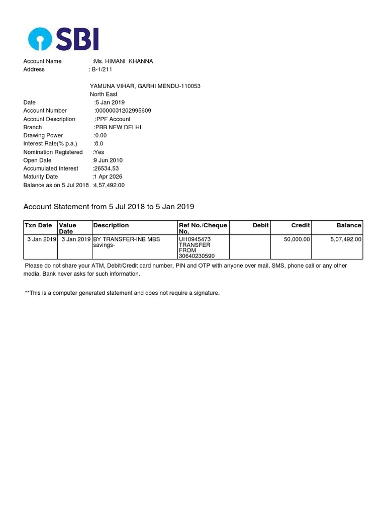 PPF e Receipt PDF | PDF | Business | Finance & Money Management