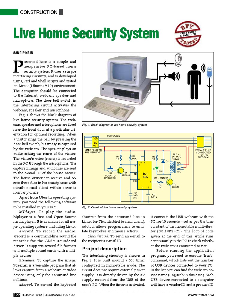 Live Home Security System | PDF | Command Line Interface | Personal ...