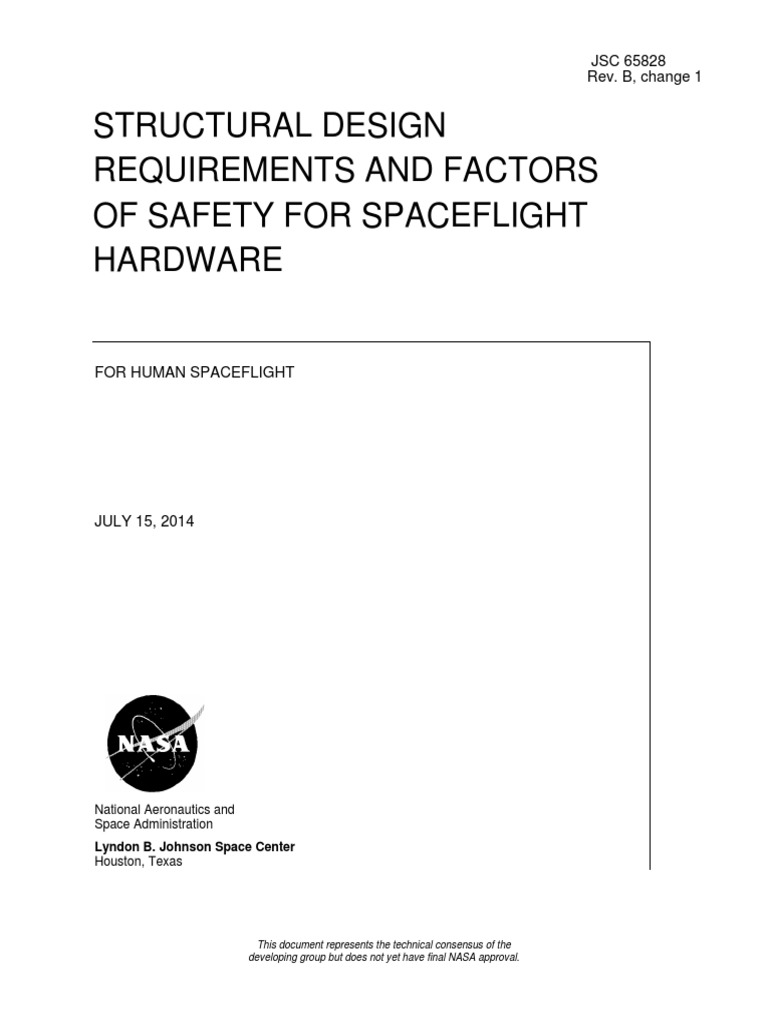 Structural Design Requirements and Factors of Safety For Spaceflight ...