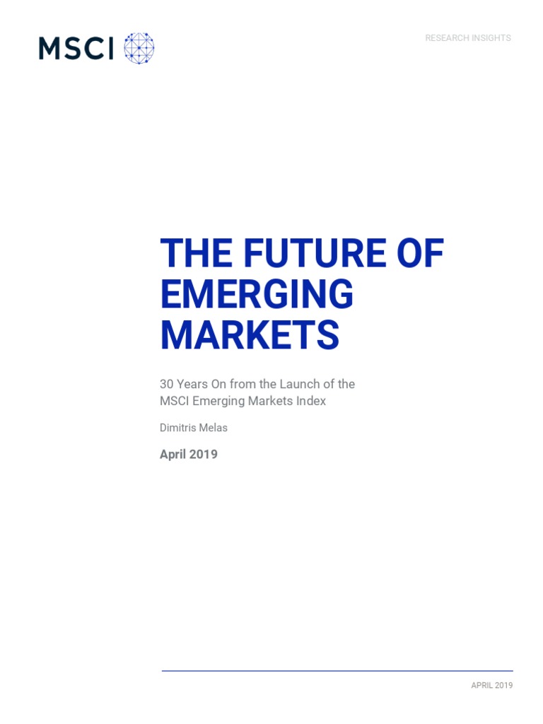 Research Insight The Future of Emerging Markets | PDF | Stock Market ...