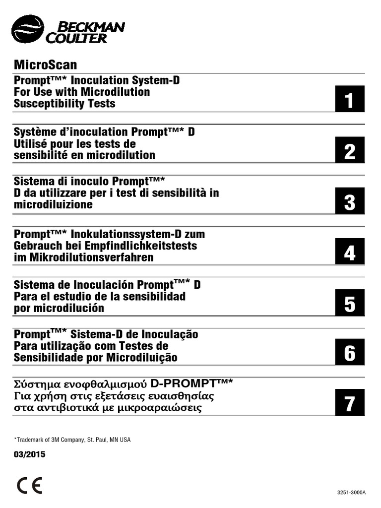 Prompt Inoculation System-D-3251-3000 PDF | PDF | Microbiology ...