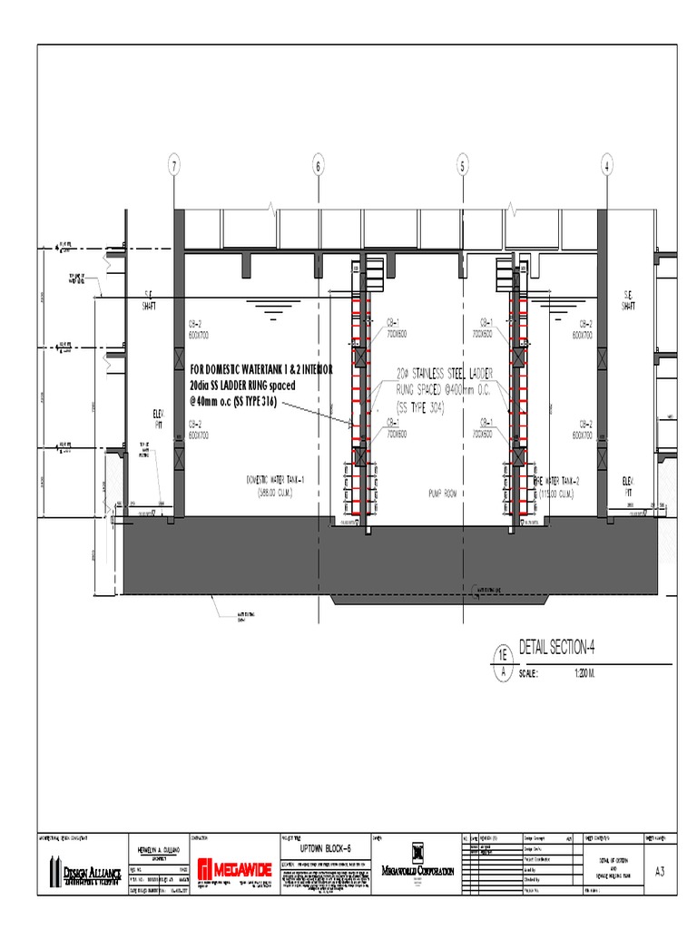 LADDER RUNG DET - OF CISTERN and STP - A3 (09-28-18) PDF | PDF