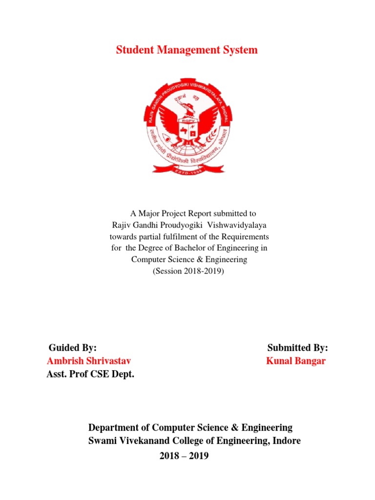 Report of Student Management System | PDF | Class (Computer Programming ...