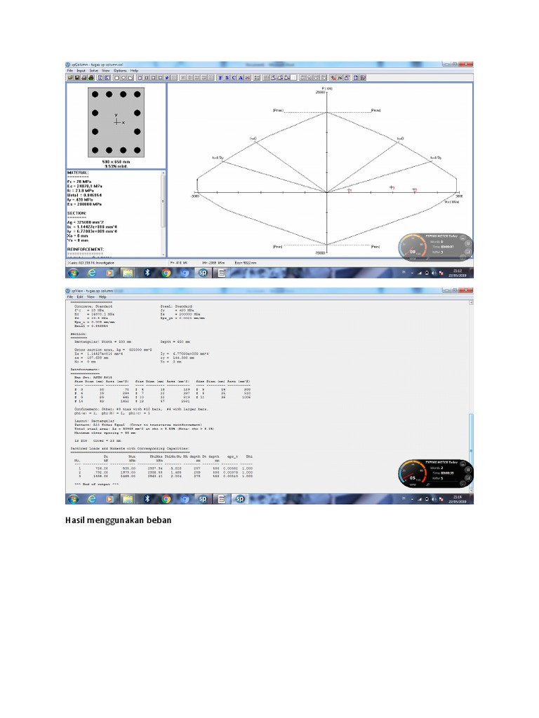 Cara Penggunaan Aplikasi SP Column | PDF