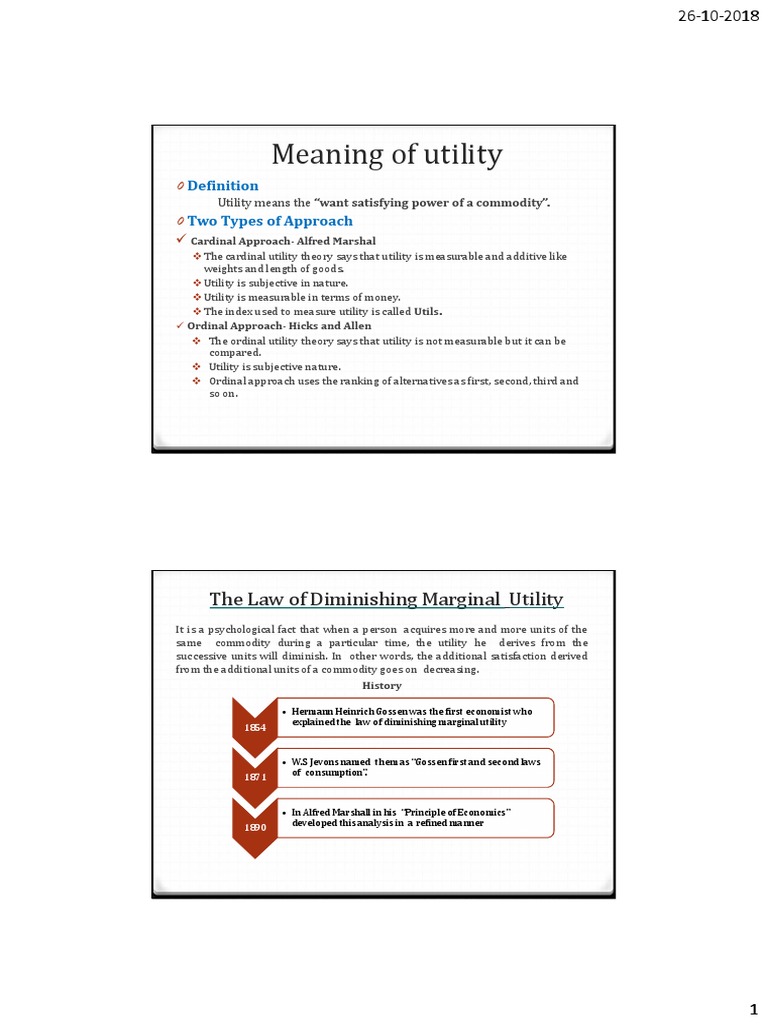Utility Economics | PDF | Finance & Money Management