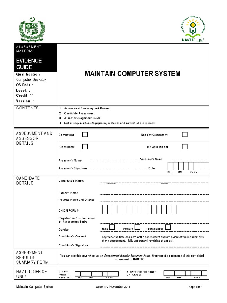 1-Maintain Computer System | PDF | Antivirus Software | Operating System