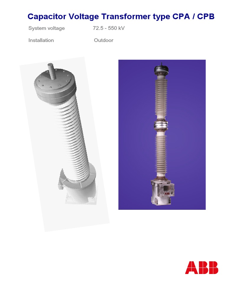 CVT Brochure | PDF | Transformer | Capacitor