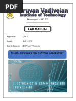 Frequency Modulation Demodulation Trainer Kit Scientech 2203 | PDF ...