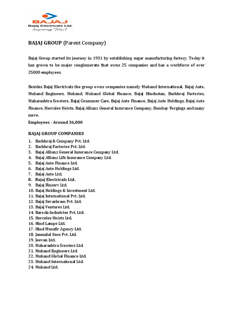 Bajaj Electricals LTD | PDF | Business