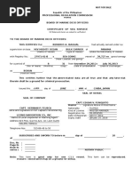 (IMO FAL Form 5) : Crew List | PDF