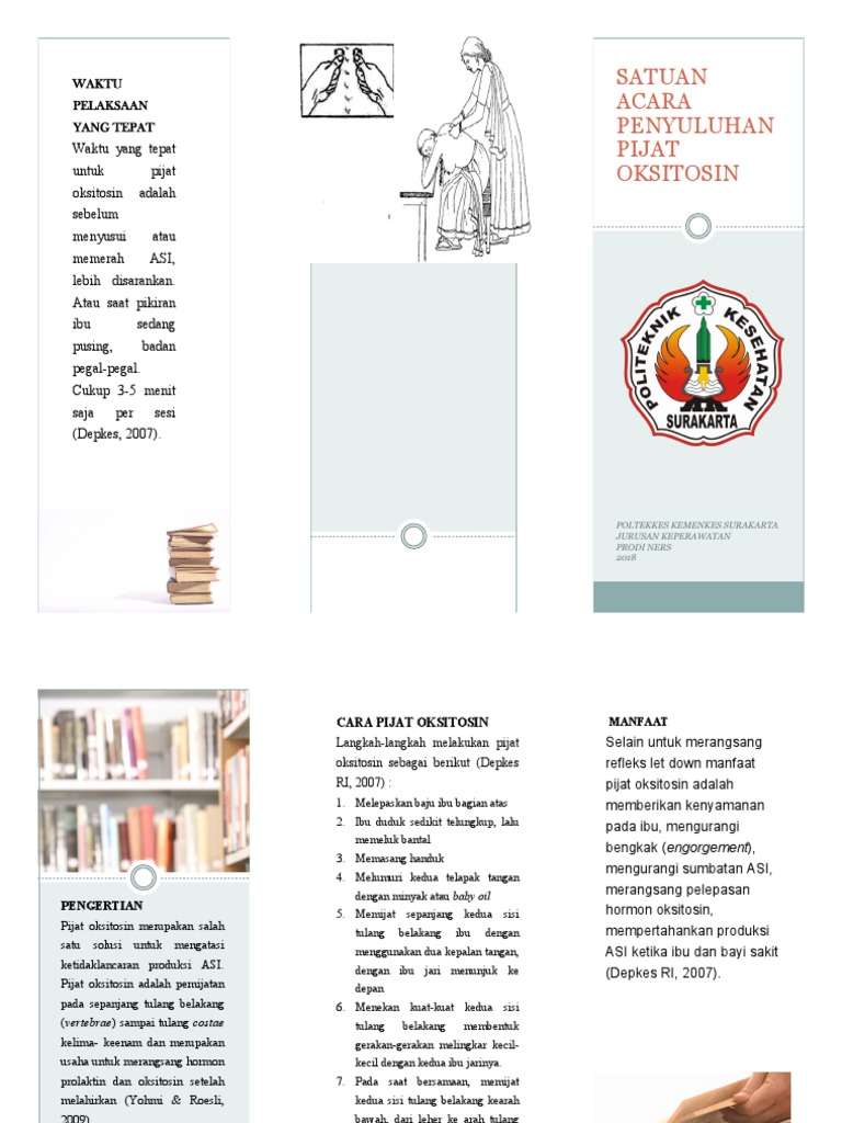 Leaflet Pijat Oksitosin | PDF