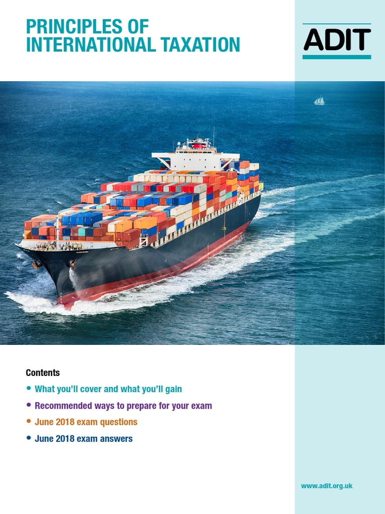 ADIT Principles of International Taxation Module Brochure PDF | PDF ...