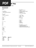 Interchange 3 - Workbook Answer Key - 5th Ed | PDF