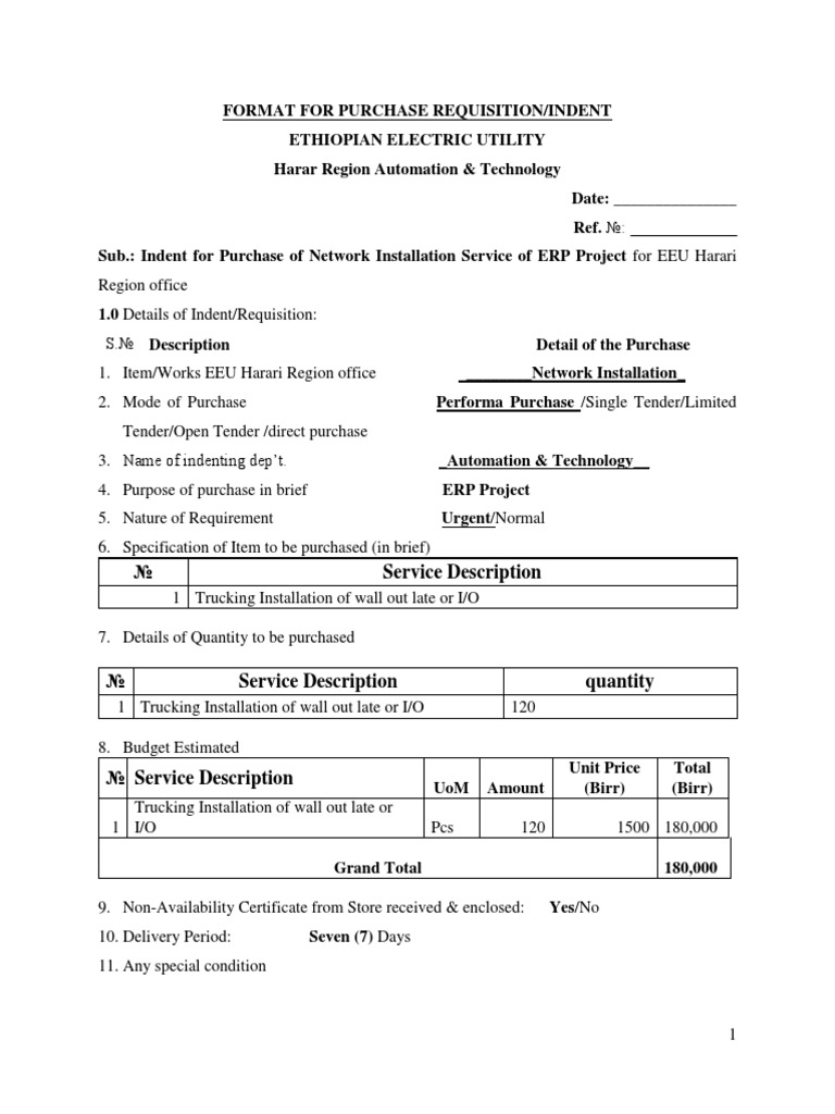 ERP Indent 2 | PDF | Business
