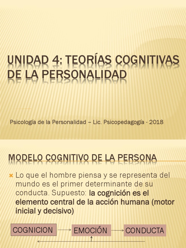 Modelo Cognitivo | PDF | Percepción | Teoría